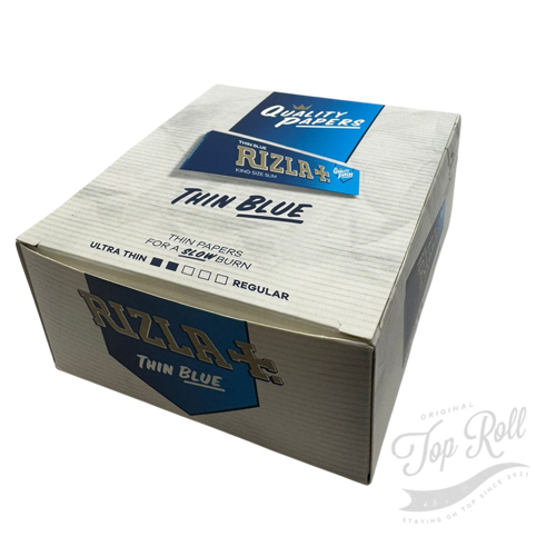 Rizla Blue Slim King Size – Box of 50 – Top Roll
