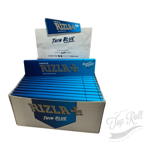 Rizla Blue Slim King Size – Box of 50 – Top Roll